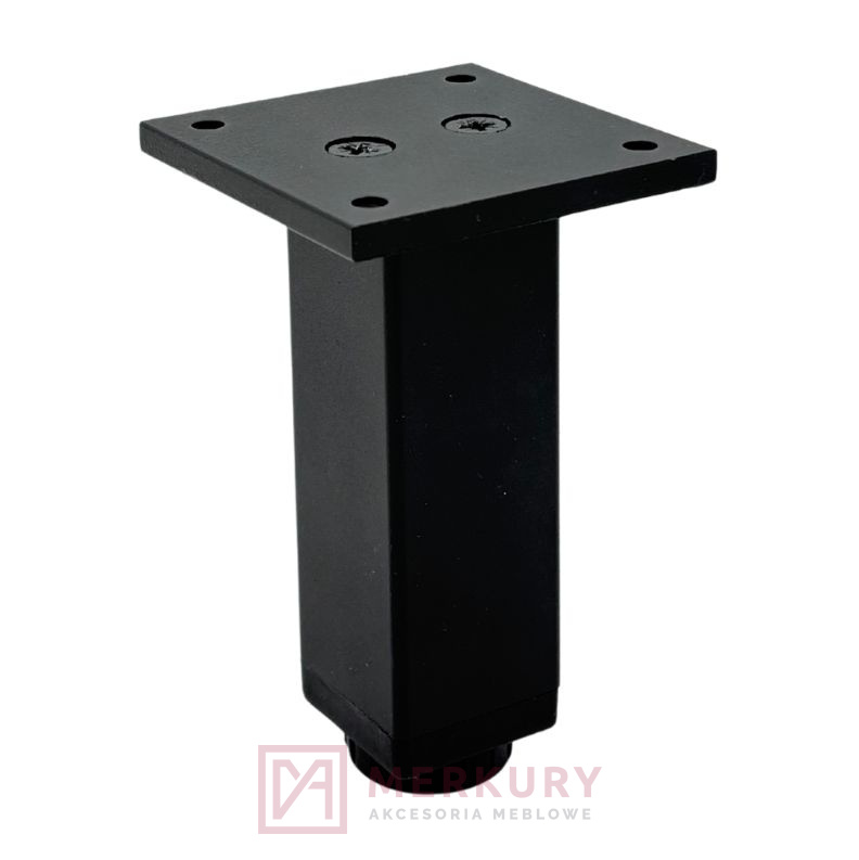 LG-010 | nóżka meblowa regulowana H-100 czarna